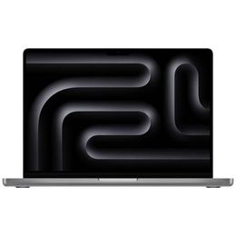 Apple MacBook Pro 14 (M3, 2023) 36.1 cm (14.2 Zoll) 8 GB RAM 512 GB SSD 8‑Core CPU 10-Core GPU Space Grau MTL73D/A