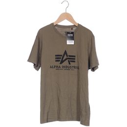 Alpha Industries Herren T-Shirt, grün, Gr. 52