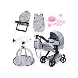 BAYER DESIGN Doll's Pram Xeo Deluxe Set - Grey (17007AB)