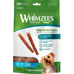 WHIMZEES Daily Dental Treats Veggie Sausage S 28p 420g