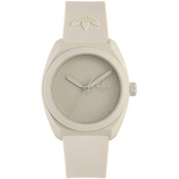 Quarzuhr adidas originals "PROJECT THREE" Armbanduhren beige Damen Armbanduhr, Damenuhr, Herrenuhr, analog, Silikonarmband