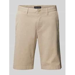 Marc O'Polo Regular Fit Bermudas in unifarbenem Design Modell 'Reso'