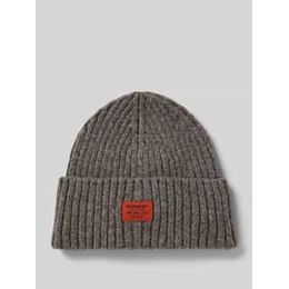 Superdry Beanie in Ripp-Optik