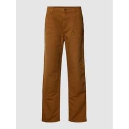 Carhartt Work In Progress Hose mit Label-Patch Modell 'DOUBLE KNEE'