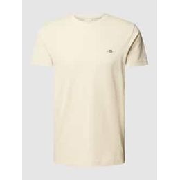 Gant T-Shirt mit Label-Stitching