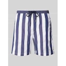 Bruun & Stengade Regular Fit Badehose mit Label-Detail Modell 'BAHIA'