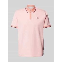 Tom Tailor Regular Fit Poloshirt mit Label-Print