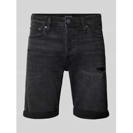 Jack & Jones Regular Fit Jeansshorts im 5-Pocket-Design Modell 'RICK'