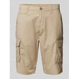 s.Oliver RED LABEL Regular Fit Bermudas mit Cargotaschen Modell 'FILE'