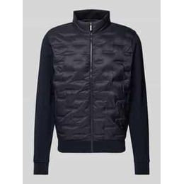 Bugatti Sweatjacke mit Stehkragen