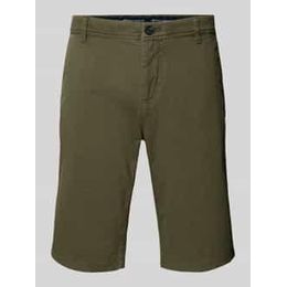 Tom Tailor Straight Leg Bermudas in unifarbenem Design