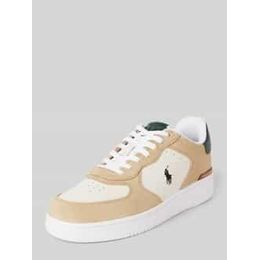 Polo Ralph Lauren Ledersneaker mit Logo-Stitching Modell 'MASTERS'