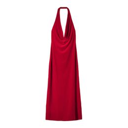 Bershka Kleid Damen Größe 40 rot Winterkleid