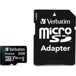 Verbatim Speicherkarte microSDHC-Card Premium 32 GB