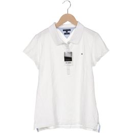 Tommy Hilfiger Damen Poloshirt, weiß, Gr. 44