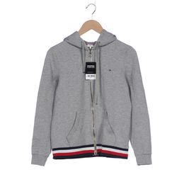 Tommy Hilfiger Damen Kapuzenpullover, silber, Gr. 36