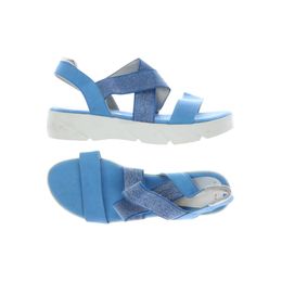 Marco Tozzi Damen Sandale, blau, Gr. 39