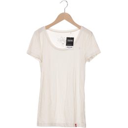 EDC by Esprit Damen T-Shirt, cremeweiß, Gr. 36