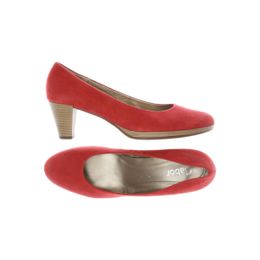 Gabor Damen Pumps, rot, Gr. 8