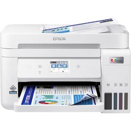 Epson EcoTank ET-4856 Multifunktionsdrucker Tintenstrahl Farbe A4 Drucker, Scanner, Kopierer, Fax ADF, Duplex, LAN, Tintentank-System, USB, WLAN