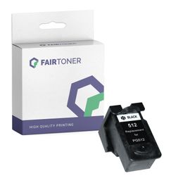 FairToner Kompatibel für Canon Pixma IP 2702 (2969B001 / PG-512) Druckerpatrone Schwarz