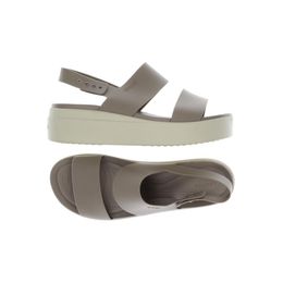 Crocs Damen Sandale, beige, Gr. 11