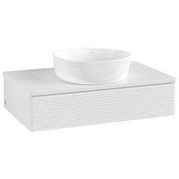 Villeroy & Boch Villeroy & Boch Antao Waschtischunterschrank 800x190x500mm L08110GF mit Beleuchtung mit Struktur FK/AP: GF/0