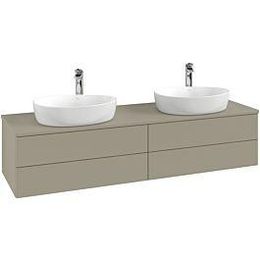 Villeroy & Boch Villeroy & Boch Antao Waschtischunterschrank 1600x360x500mm L28150GF mit Beleuchtung mit Struktur FK/AP: GF/0