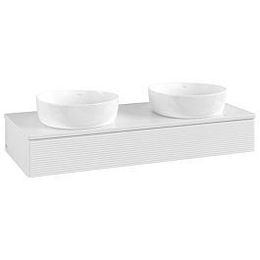 Villeroy & Boch Villeroy & Boch Antao Waschtischunterschrank 1200x190x500mm L13110GF mit Beleuchtung mit Struktur FK/AP: GF/0