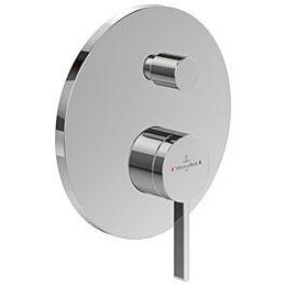 Villeroy & Boch Villeroy und Boch Dawn Fertigmontageset TVS10635311061 Unterputz-Einhebel-Wannenarmatur, mit Umsteller, Wandmontage, chrom