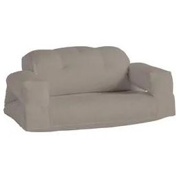 Loungesofa KARUP DESIGN "Hippo" Sofas Gr. B/H/T: 100 cm x 75 cm x 140 cm, Webstoff, beige OUT