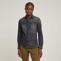 G-Star Raw 3301 Denim Hemd - Schwarz - Damen