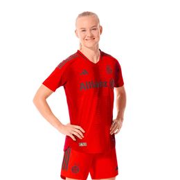 FC Bayern Frauen Authentic Trikot Home 24-25 - Rot - Heimtrikot - Damen - Adidas