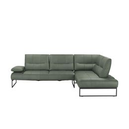 himolla Ecksofa 9360 ¦ grün ¦ Maße (cm): B: 283 H: 93 T: 327