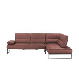 himolla Ecksofa 9360 ¦ rot ¦ Maße (cm): B: 283 H: 93 T: 327