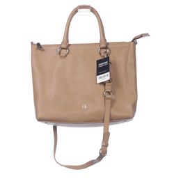 Aigner Damen Handtasche, beige, Gr.