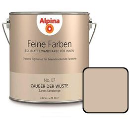 Feine Farbe No 07 2,5 l Zartes Sandbeige Zauber der Wüste - Alpina