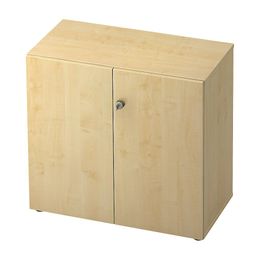 eurokraft pro Aktenschrank, Flügeltüren, 1 Fachboden, Ahorn-Dekor / Ahorn-Dekor