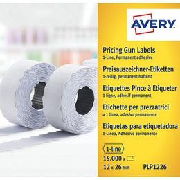 Avery Zweckform Preisetiketten weiß permanent 26,0 x 12,0 mm, 1 Rollen