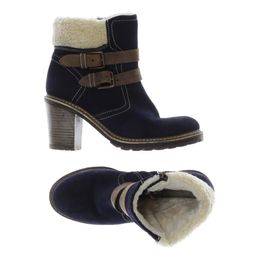 Tamaris Damen Stiefelette, marineblau, Gr. 38