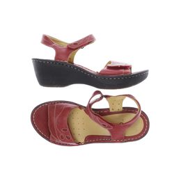 Clarks Damen Sandale, rot, Gr. 39