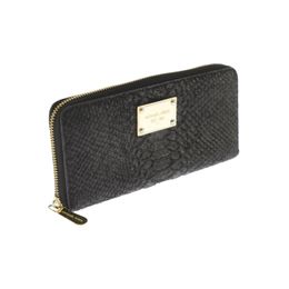 Michael Michael Kors Damen Portemonnaie, schwarz, Gr.