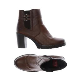 Rieker Damen Stiefelette, braun, Gr. 39