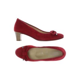 Hassia Damen Pumps, rot, Gr. 4.5