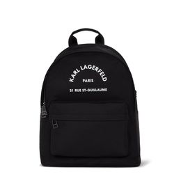 K by KARL LAGERFELD Karl Lagerfeld Rucksack 'Rue St-Guillaume' Herren Gr&ouml;&szlig;e One Size schwarz / wei&szlig;