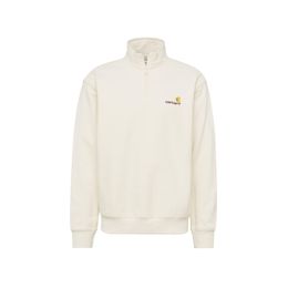 Carhartt Work In Progress Carhartt Wip Sweatshirt Herren Gr&ouml;&szlig;e XXL goldgelb / burgunder / naturwei&szlig;