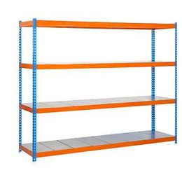 Simonrack Schwerlastregal ECOFORTE 1506-4 457100047201564 orange, blau 150,0 x 60,0 x 200,0 cm