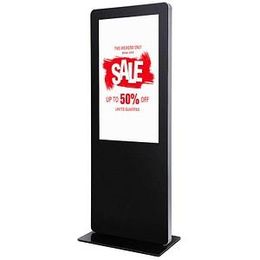 Showdown® Displays Showdown® Displays Digitales Totem abgerundet Infostele mit LED-Display 108,0 cm (43 Zoll)