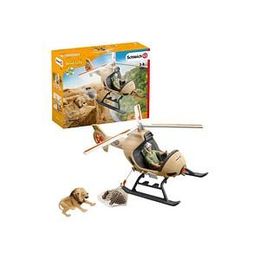 Schleich® Wild Life 42476 Helikopter Tierrettung Spielfiguren-Set