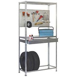 Simonrack Werkbank KIT SIMONRACING BOX PLUS 3/400 verzinkt 1 Schublade 100,0 x 40,0 x 200,0 cm